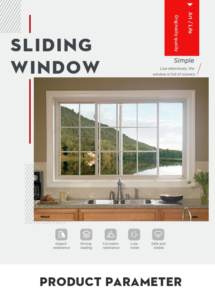 Casement Windows Parts Aluminum Sliding Window With Blue Glass - Buy ...