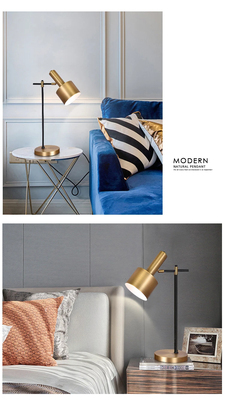 Modern New Design Simple Study Table Lamp Led Eye Protection Bedroom ...