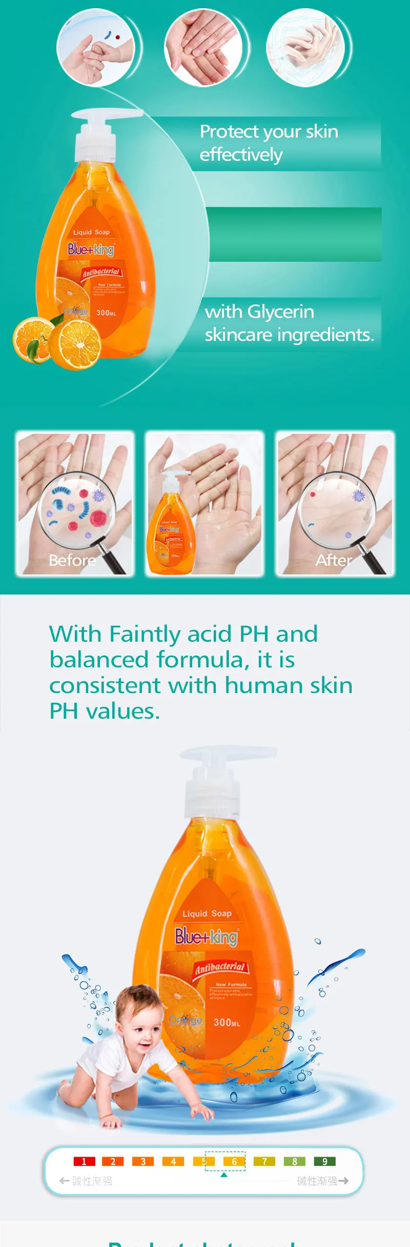 Factory Wholesale Anti-bacterial Hand Wash Liquid Soap Eco Friendly ...