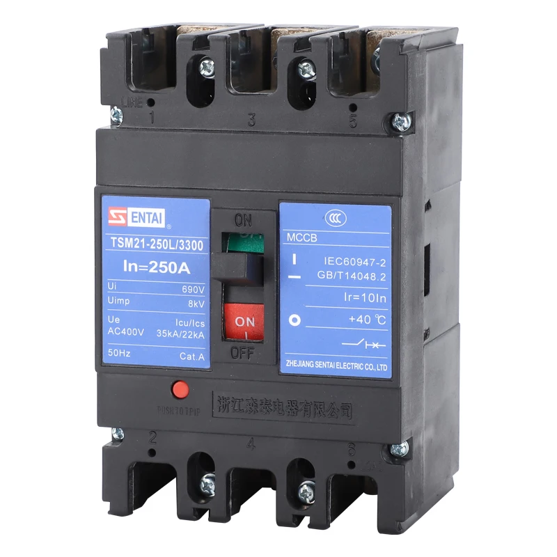 Sentai Moulded Case Circuit Breakers Mccb 3p 3 Pole Three Poles 3 Phase 140a 180a 225a 250a ...