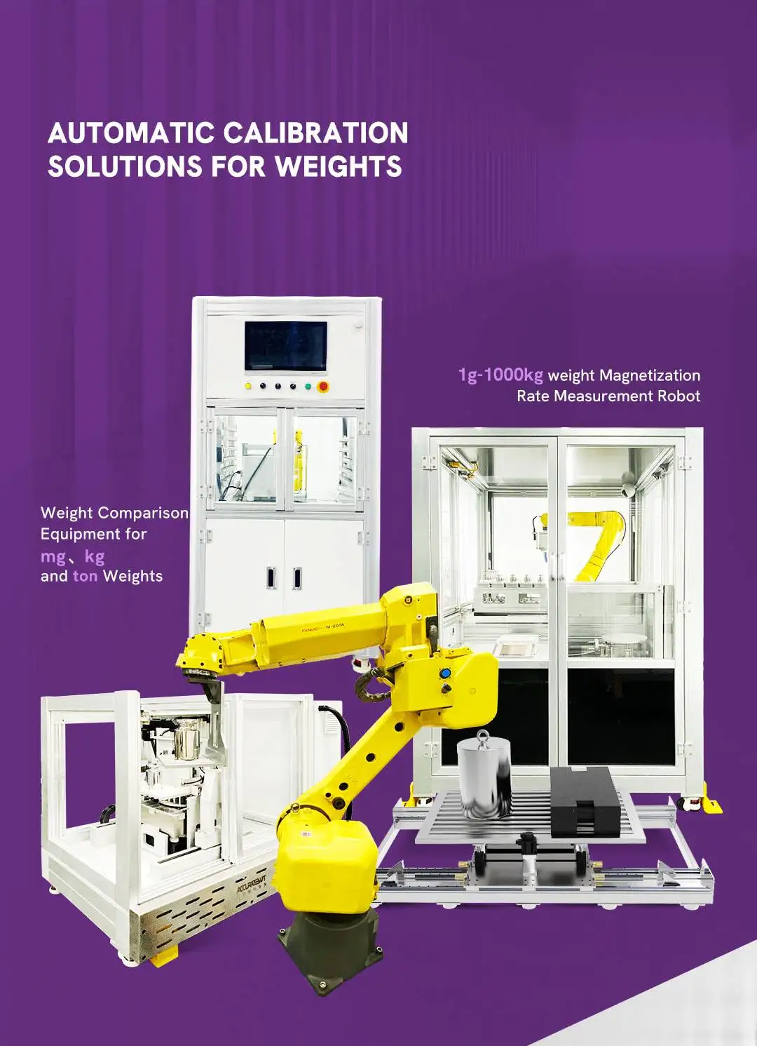 Standard Mass M1 - 1mg-2kg Brass Weight Set for Calibration