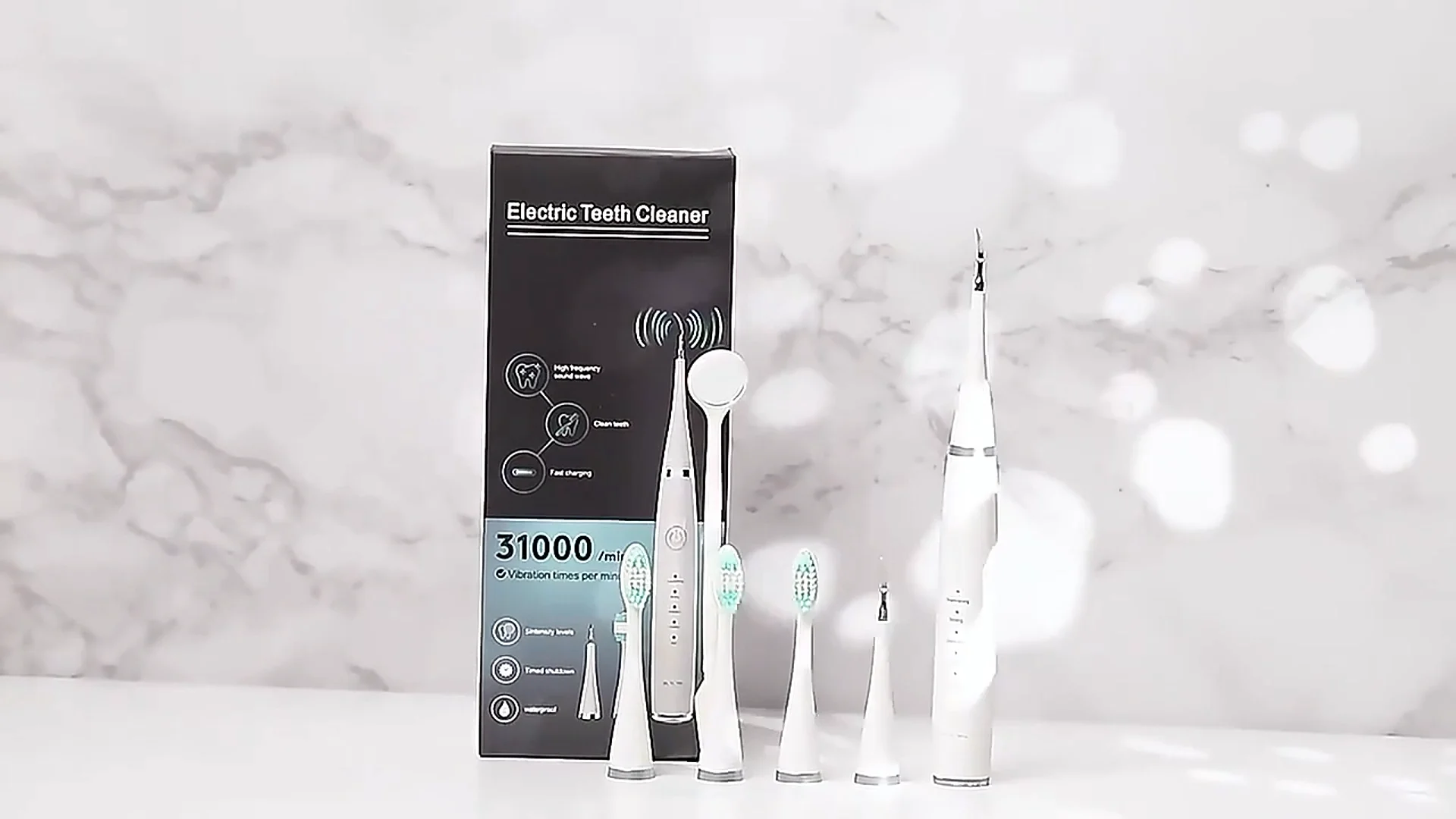 Electric Ultrasonic Cleaner Teeth Plaque Calculus Tartar Remover ...