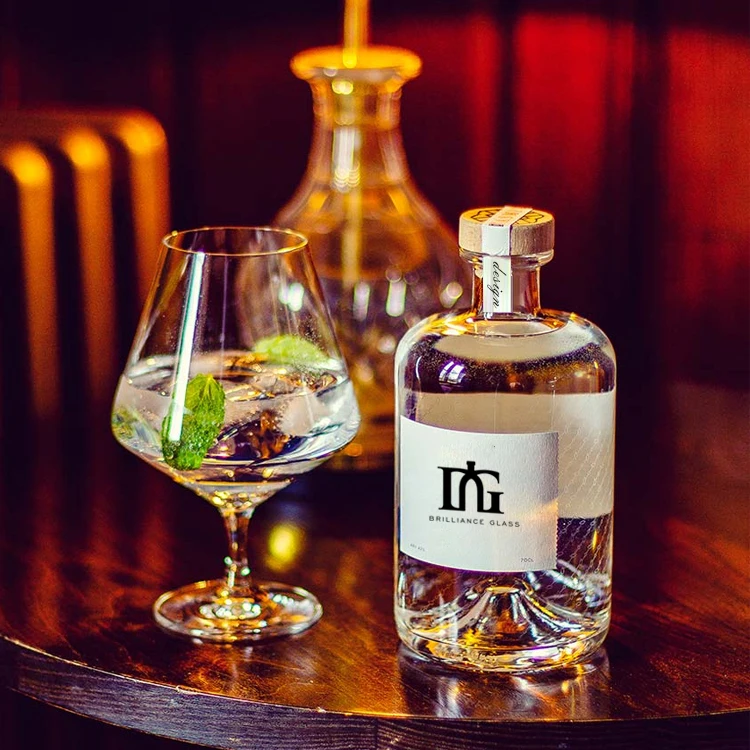 Tall Neck Luxury Whiskey Vodka 100ml 375 Ml 500ml 750ml Spirits Liquor ...