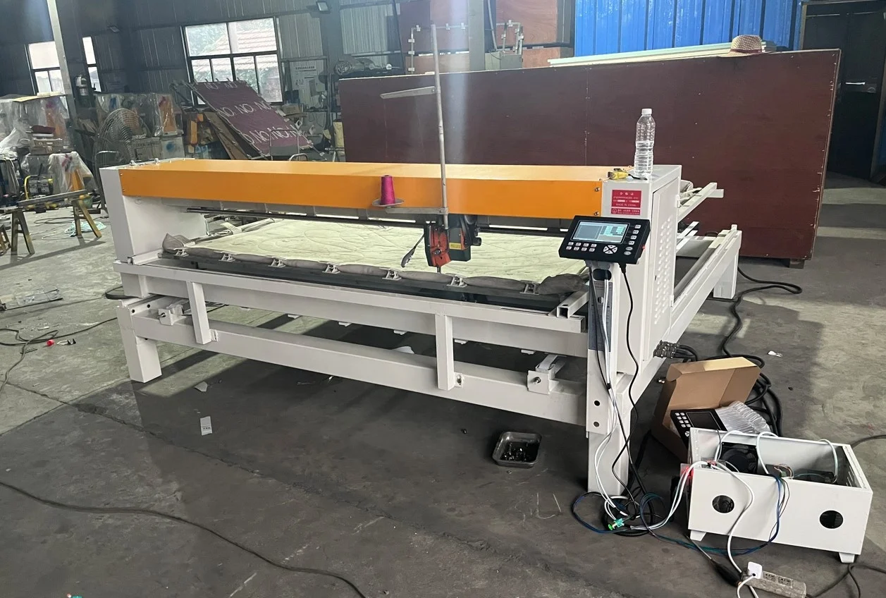 Industrial Computerized Long Arm Single Needle Comforter Quilting ...