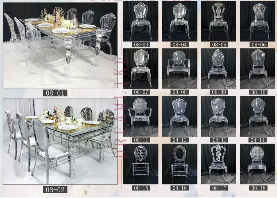 Modern Transparent Plastic Outdoor Party Event Chair Clear Chairs For ...