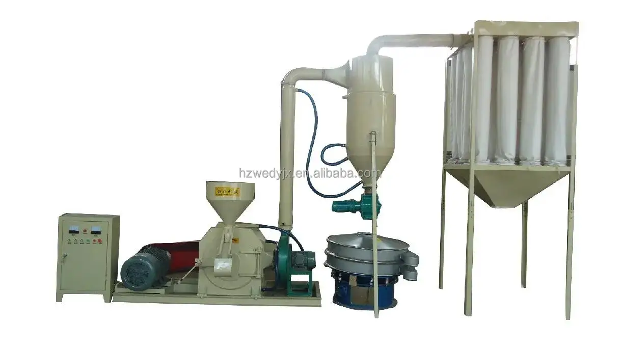 Aluminum Composite Panel Waste Pulverizer Machine Milling Machine PP PE ...