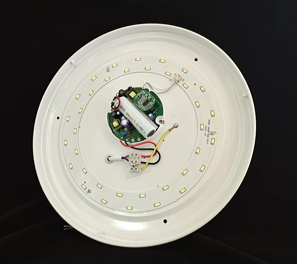 18W Motion Sensor Emergency LED Ceiling Lamp - 2 Hours Power