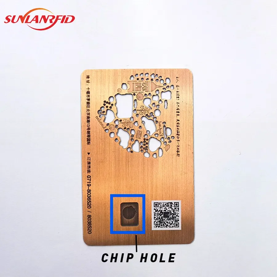 Stainless Steel NFC 125kHz RFID Business Hotel Key Metal Card with Mini ...
