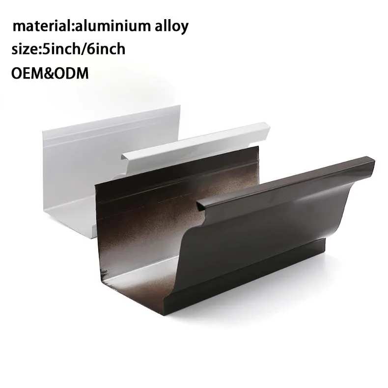 Heavy Duty Modern Aluminum 6 Inch K-style Rain Water Gutters| Alibaba.com