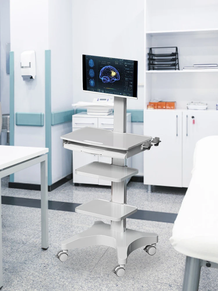 Endoscope Carts with Keyboard Tray - Mobile Workstations