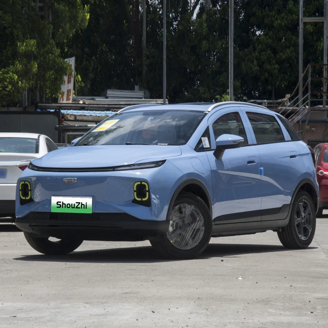 2024 Geely Electric Cars Adults Vehicle Geometry E 401km Model Electric Vehicles High Speed ...