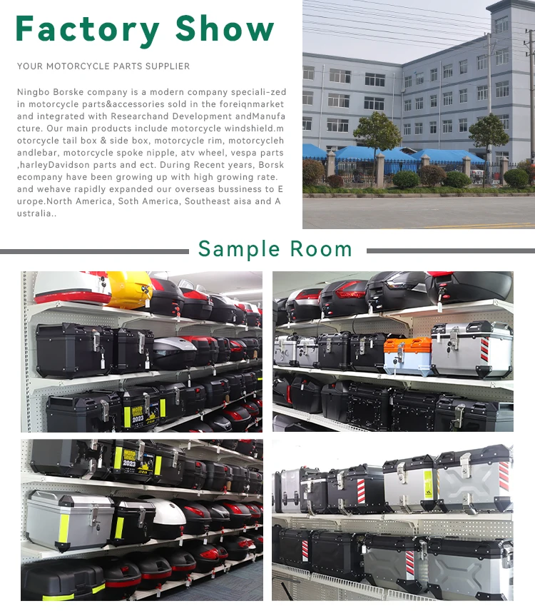 Motorcycle Storage Solutions - Durable ABS Trunk Boxes