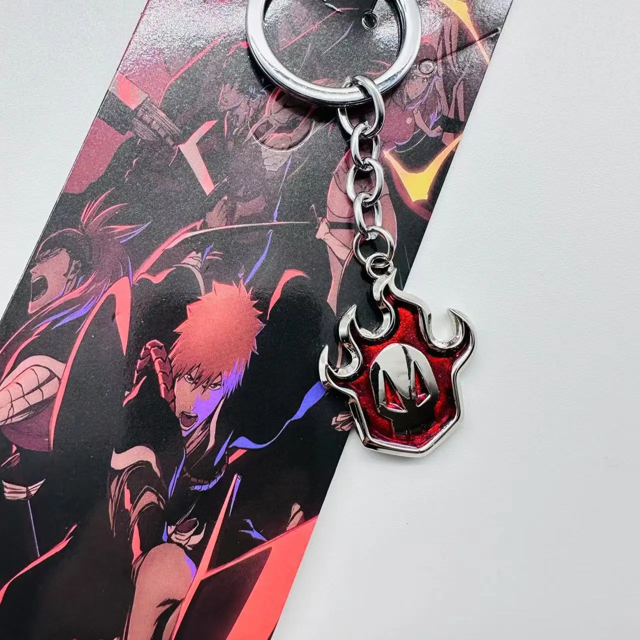 Anime Kurosaki Ichigo Bleach Zangetsu Sword Pendant Keychain in Gift ...