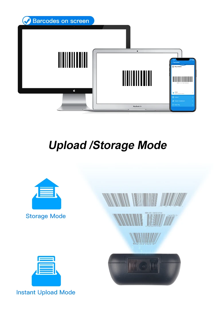Dyscan 1d Wireless Barcode Scanner Compatible With Bluetooth,For ...