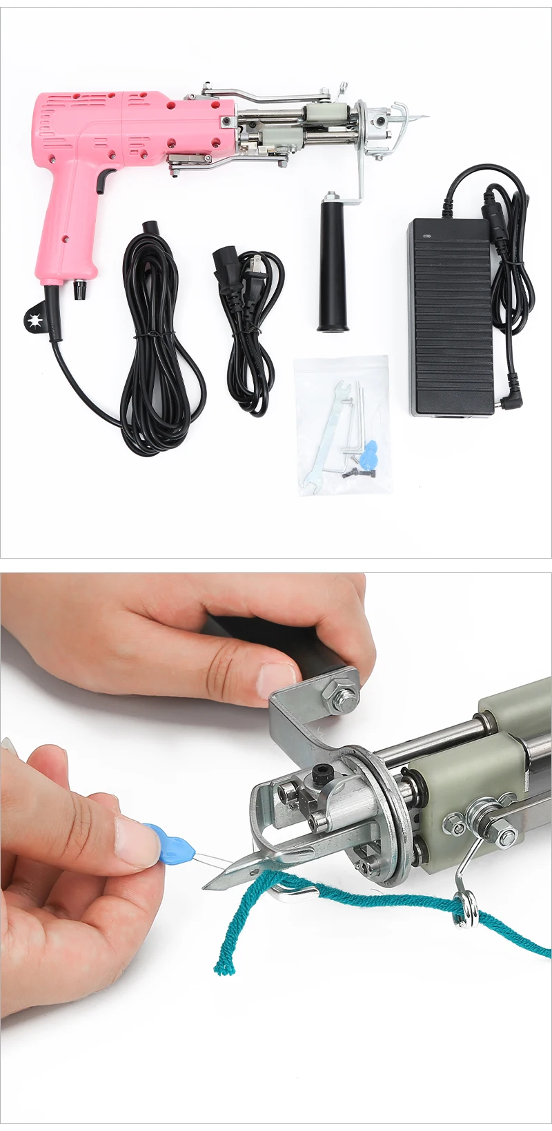 JP Hand Tufting Gun - DIY Craft Carpet Weaving Machine