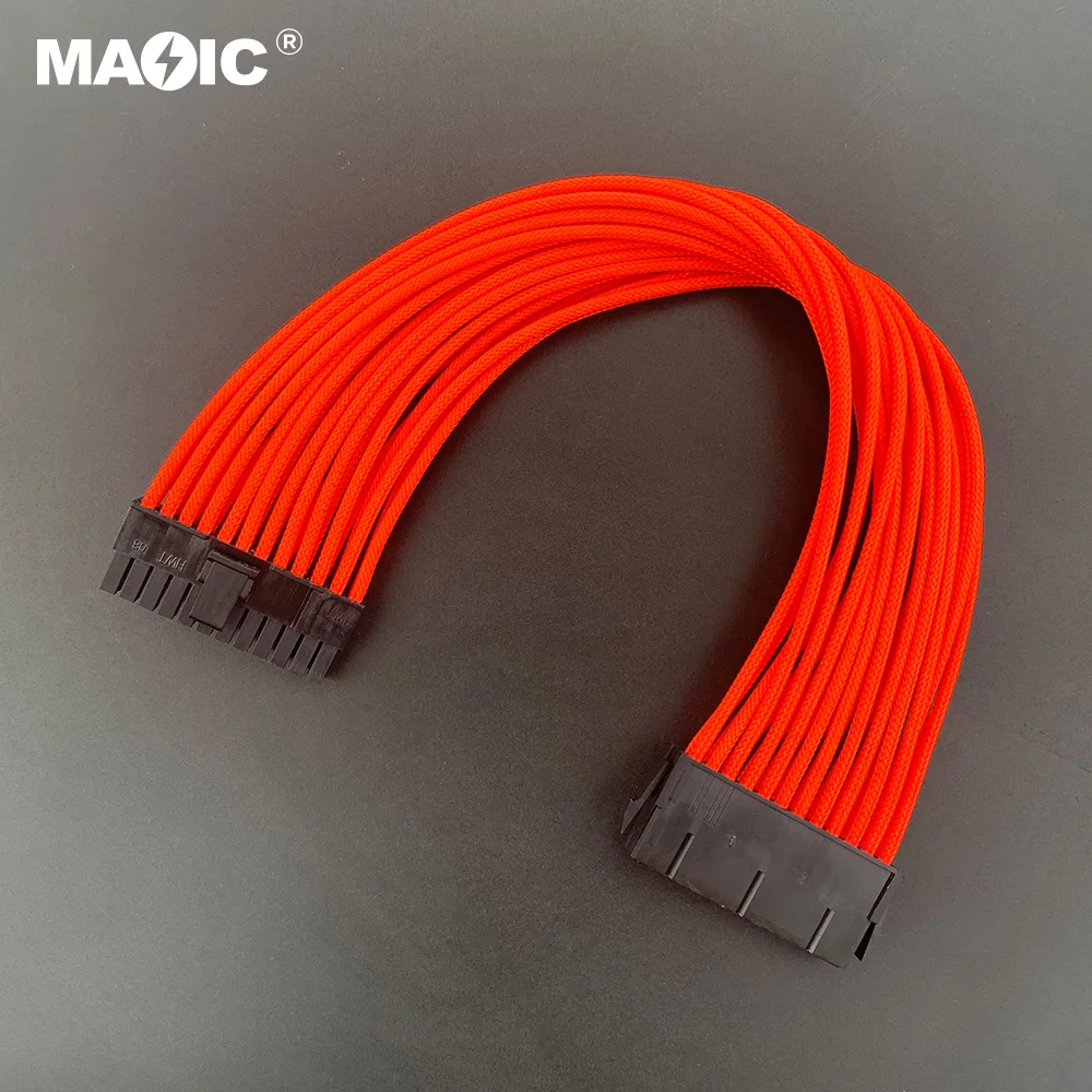 New Atx 24 Pin To 20+4 24pin Cable For Gpu Pci E Graphic Card Pcie ...