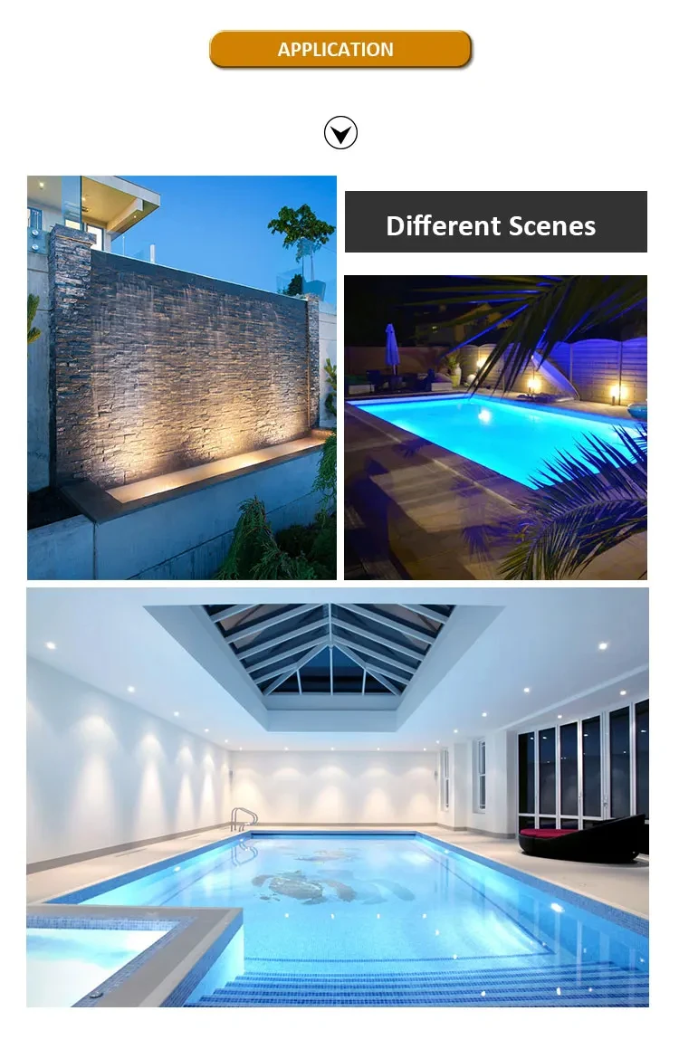 Underwater Oasis Glow Led Swimming Pool Lights Illuminate Pool Creating ...