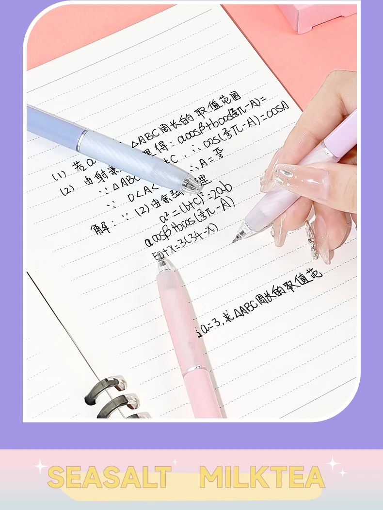 Fresh And Exquisite Meet The Sea Of Flowers Gel Pen Creative Pen Clip ...