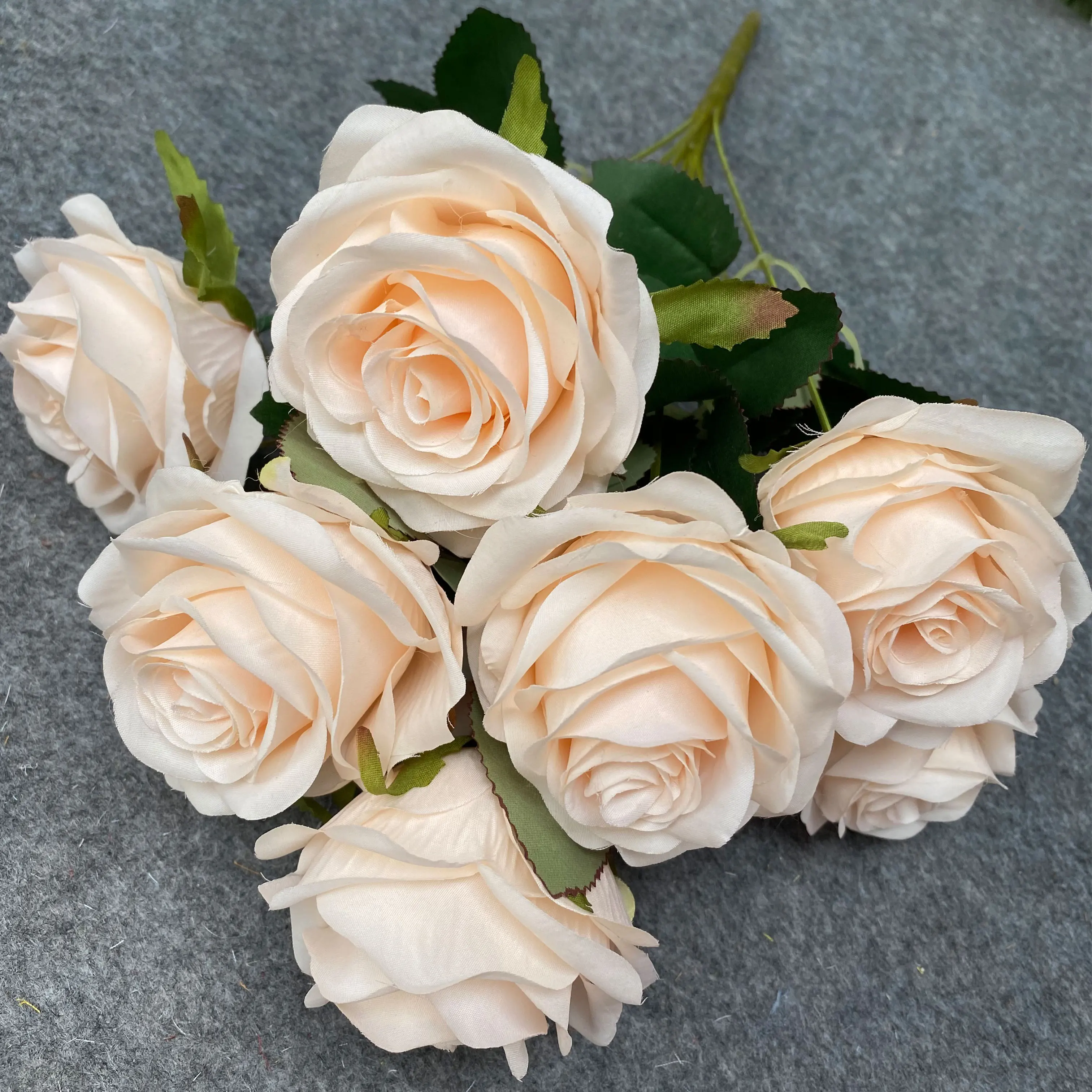 Shop Our 9-Head Wall Artificial Flower Rose - Perfect for Any Occasion