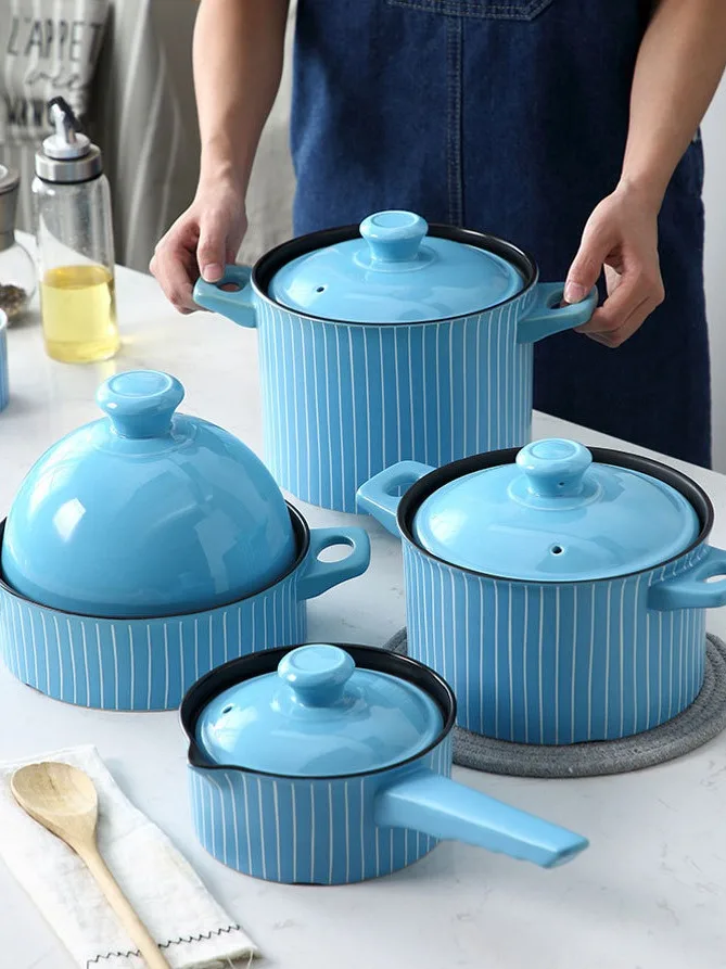 Open Fire Can Use Uncoated Spodumene Ceramic Casserole To Cook Milk Pot ...