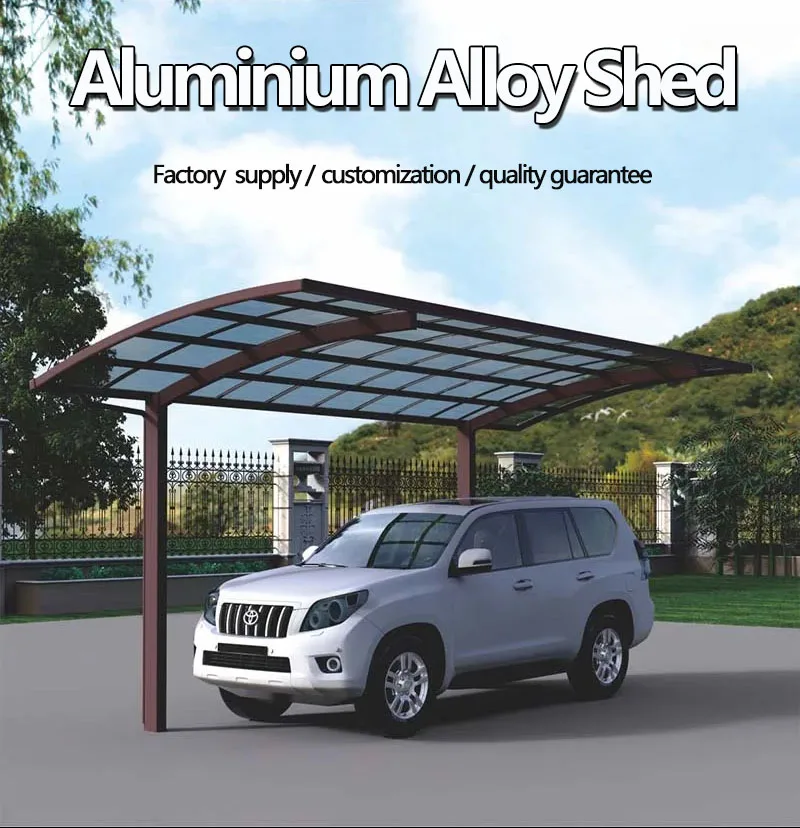 Polycarbonate Roof Car Shed Car Park Car Roofing Storage Aluminium ...