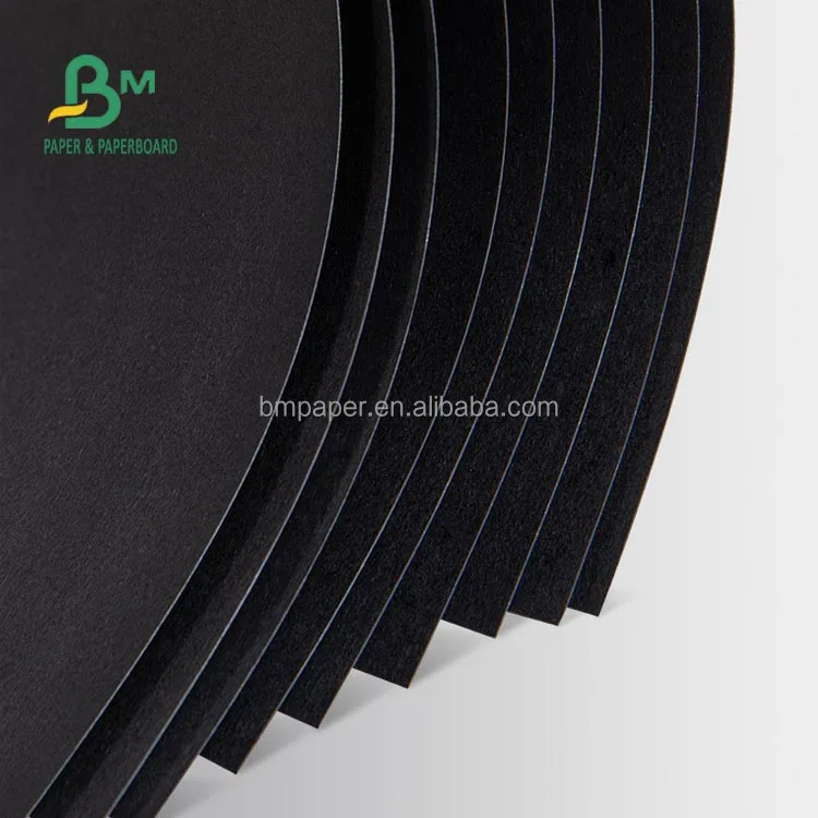 Folding Premium Quality 1mm Laminated Black Cardboard Sheets 700*1000mm