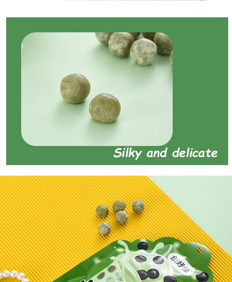 Hongyuan Gummy Jelly Candy Matcha Flavor Eaten Dry Or Made Into Tea ...