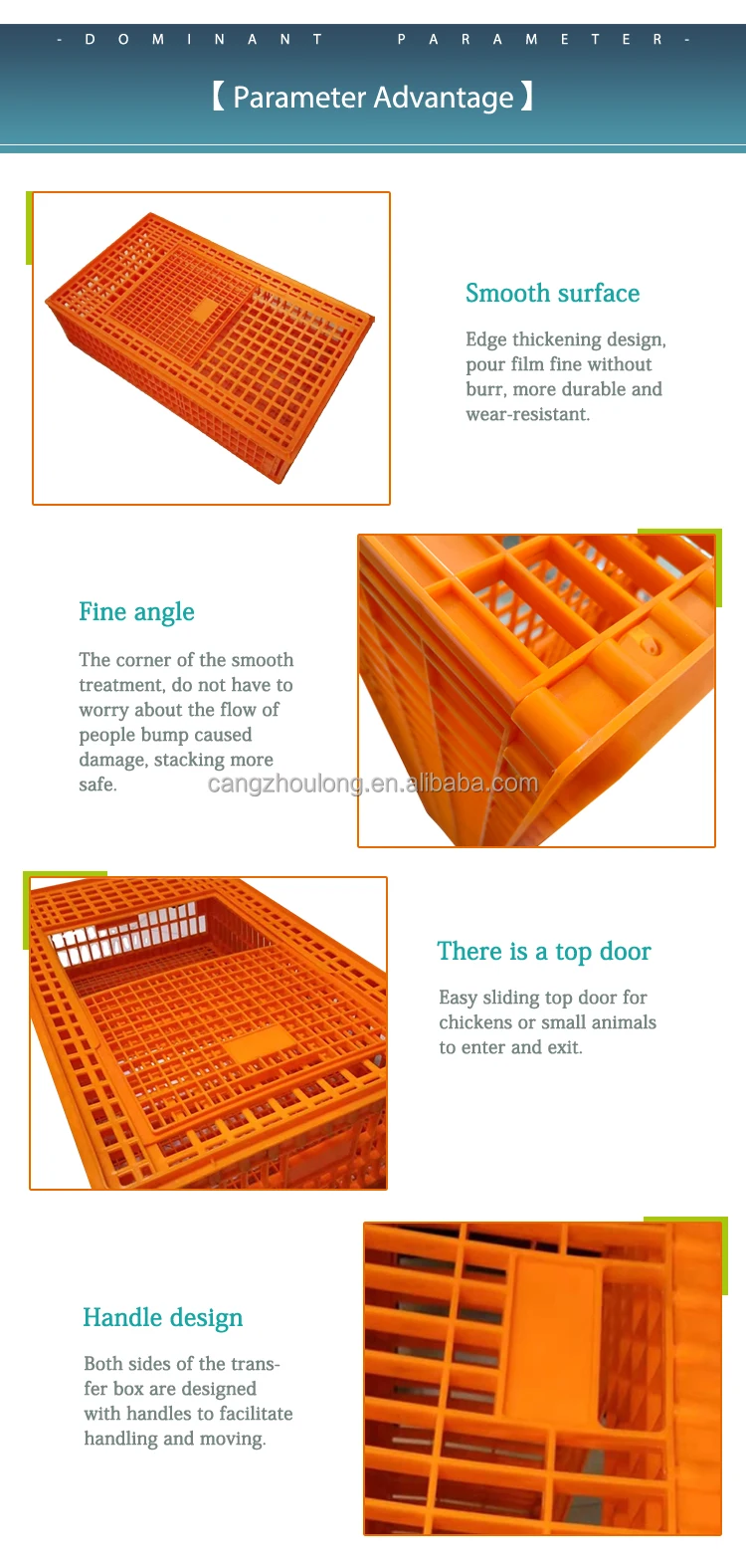 YYB LMC01 Live Poultry Transport Crate - Durable & Foldable