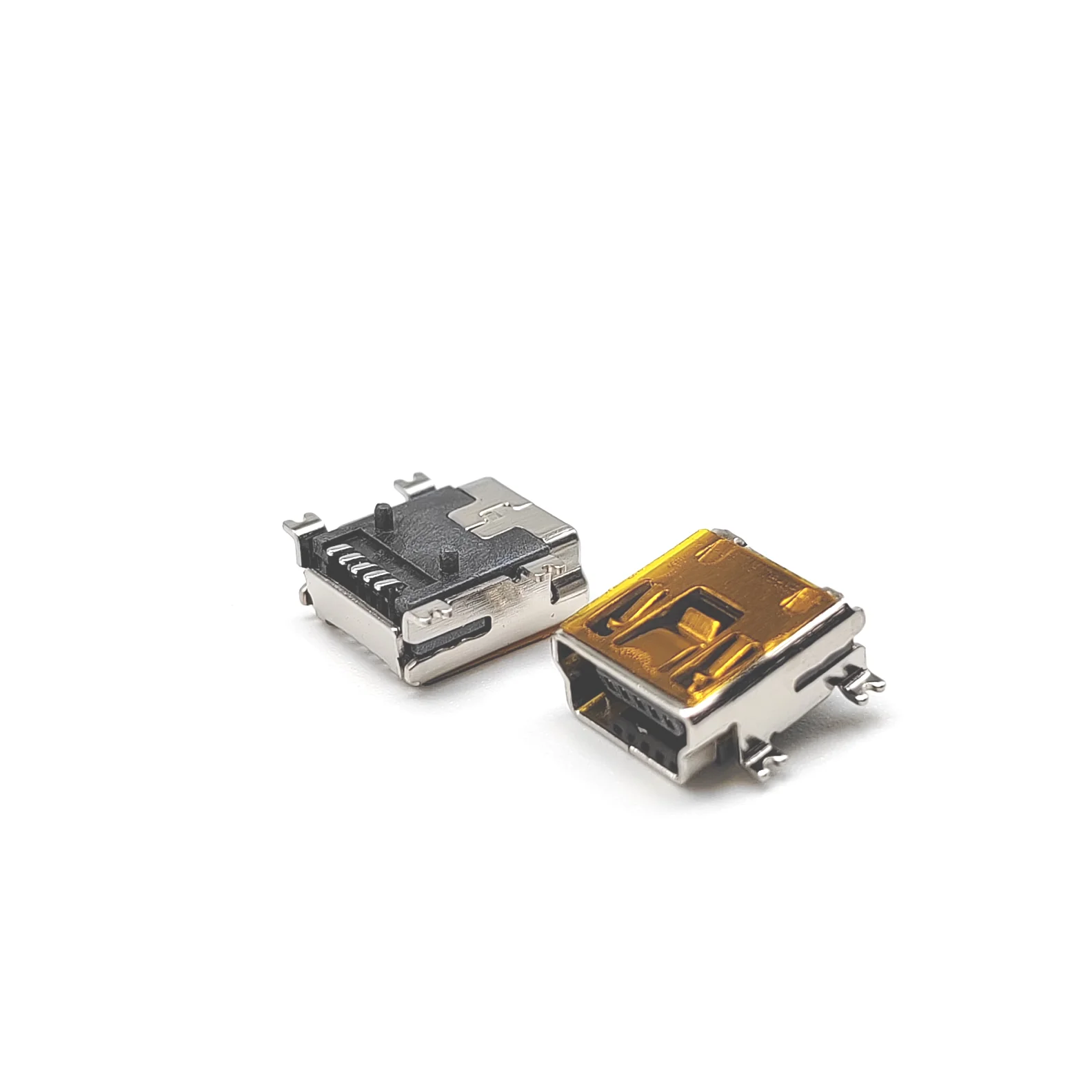 5 Pin Female Mini Usb B Jack Port Smt Connector - Buy 5 Pin Female Mini ...