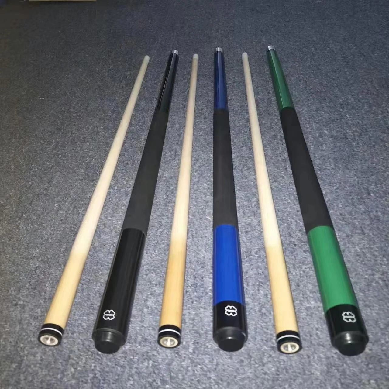 4pcs 1/2pc Jointed Pool Cues - Durable & Versatile Sticks