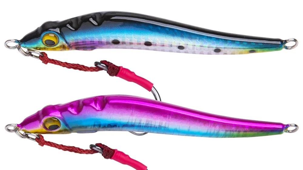 Goture Shore Jigging Lures Saltwater 100g 150g Treble Hooks Fishing ...