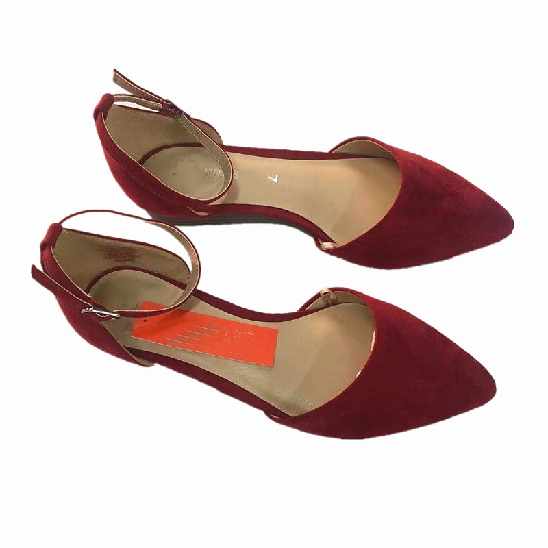 Red Ankle Strap Shoes