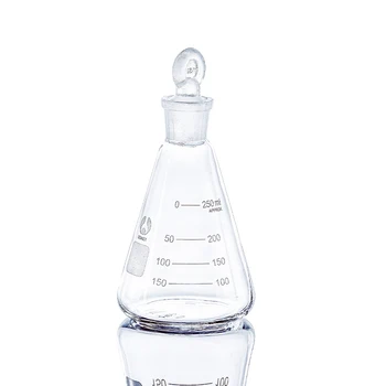 Lab 500 1000 2000ml Glass Erlenmeyer Conical Flask With Standard Hollow ...