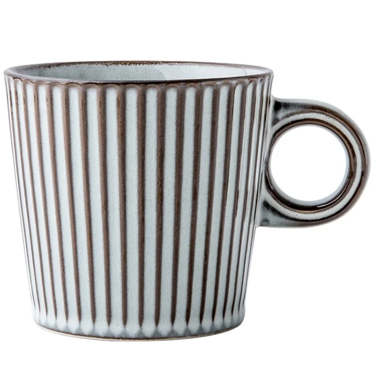 Wholesale Porcelain Cups Coffee Mug Modern Geometry Applique Custom Tea ...