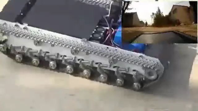 20kg Payload Avt-5t Inspection Rubber Track Robot Chassis Rov Delivery ...