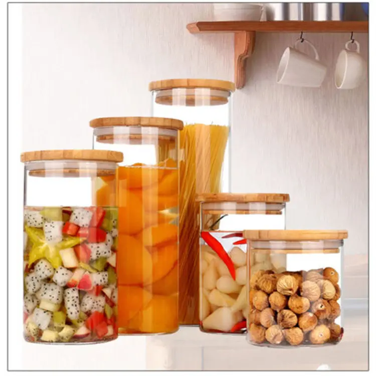 Transparent Container Glass Food Package Transparent Container Glass ...