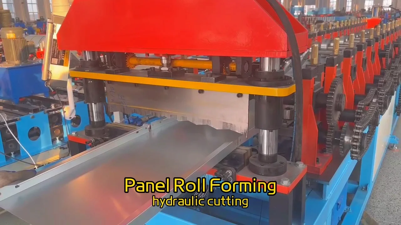 Supermarket Rack Shelf Layer And Back Panel Roll Forming Machine - Buy ...