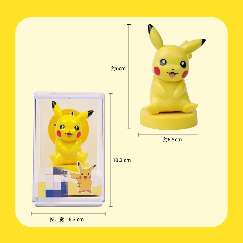 Hot Selling Pokemoned Picachu Elf Ornament Hand Office Boys' Toy Kawaii ...