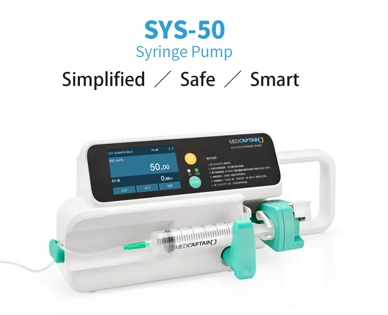 Portable Syringe Infusion Pump - Veterinary Diagnosis Aid