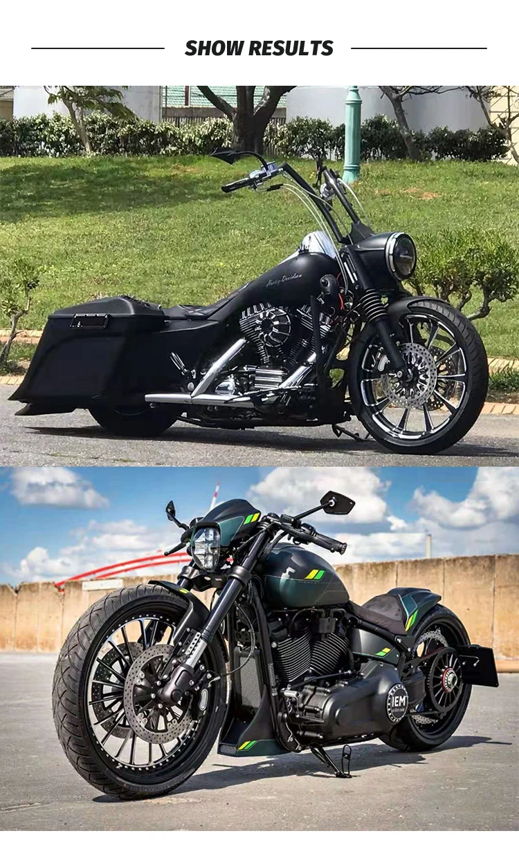 Motorcycle Complete Front Wheel Black Rim 21 Inch Forged Aluminum ...