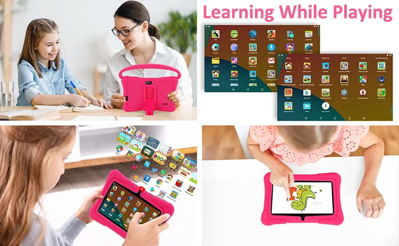 Best Gift For Kids Android Tablets 1gb 16gb Android 10.0 Educational ...