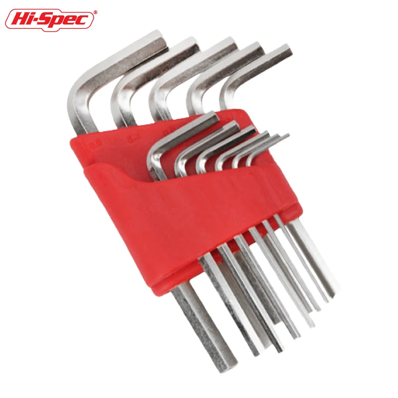 11pc Compact Size Metric Hex Key Set 1.27-6mm DIY Grade Carbon Steel ...
