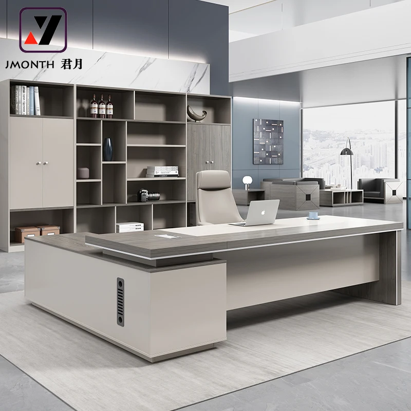 Modern Office Table Design Wooden Large Executive Desk Luxury Ceo ...