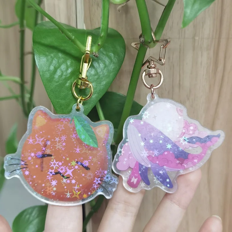 Custom Acrylic Keychains - Promotional Cartoon Shakers