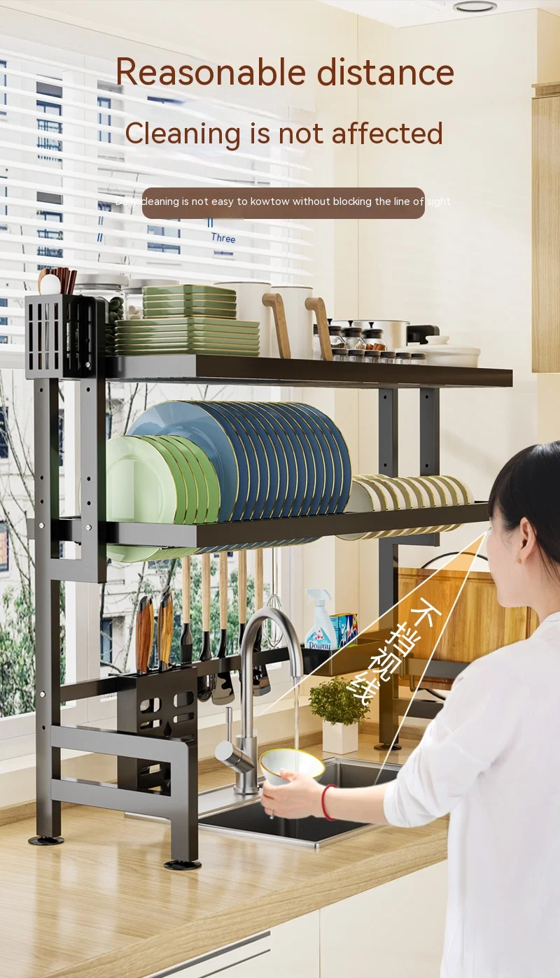 Sustainable Dish Drainer Rack - Efficient Kitchen Storage