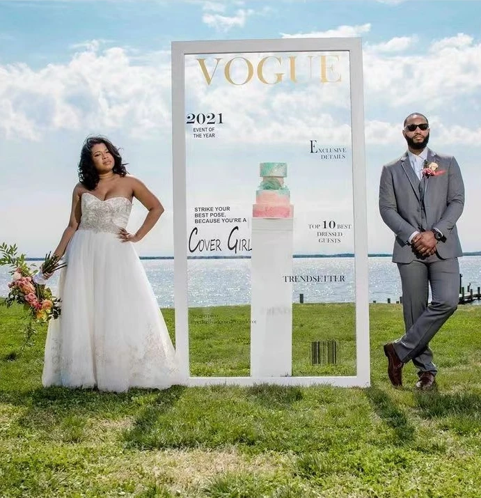 Magazine Photo Booth - Elegant Wedding Party Decoration