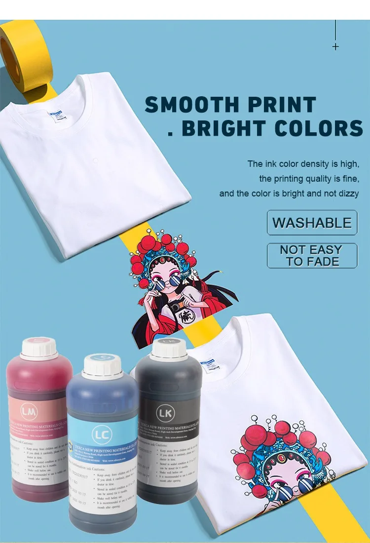 Vivid Color Yellow Textile Digital Printing Disperse Ink Sublimation ...