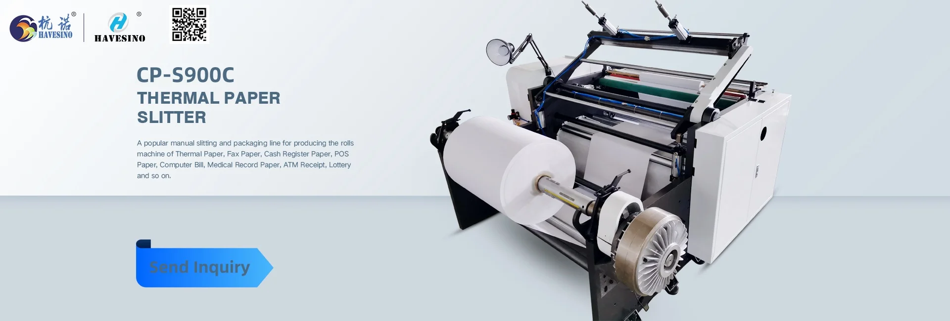 Automatic Thermal Paper Slitting Machine - High Efficiency