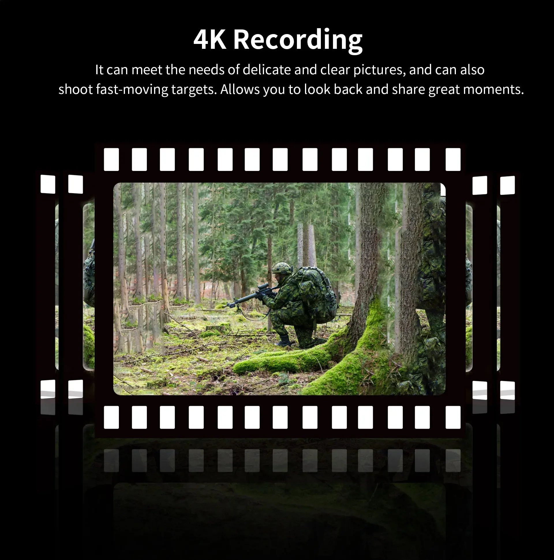 Runcam Hitcam 4k 10x Optics Zoom Digital Night Vision Riflescope Camera ...