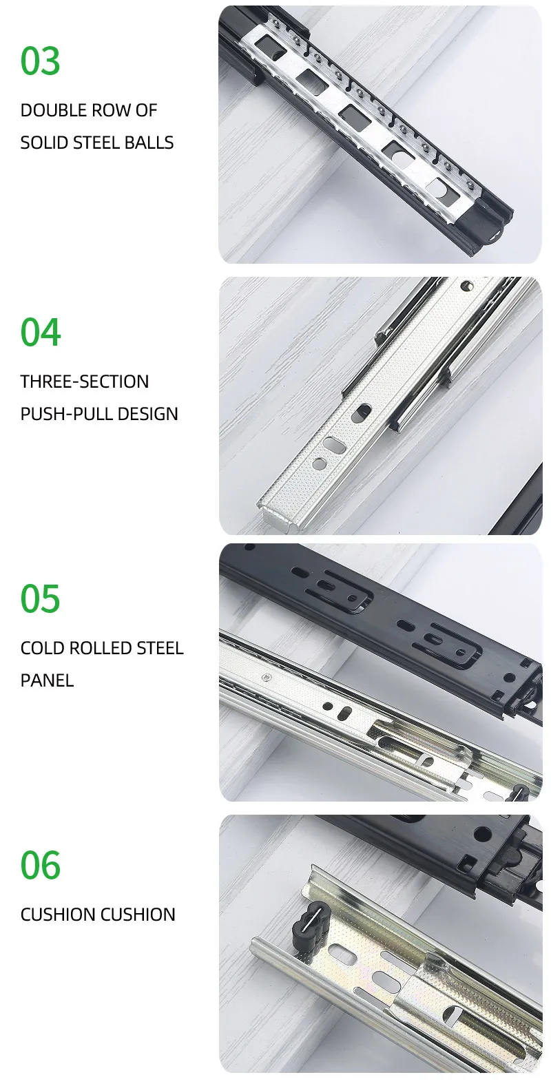 Sliding Drawer Cabinet Guide Rails Slide Module Making Channel Table ...